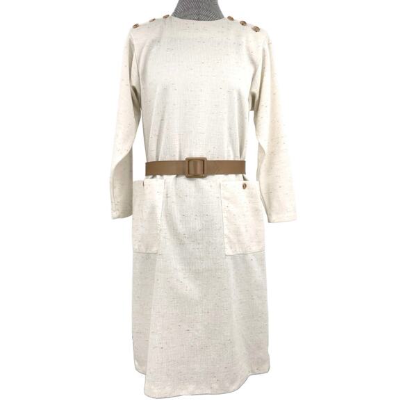 Whirlaway Frocks | Dresses | Vintage 8s Whirlaway Frocks Cream Slub ...